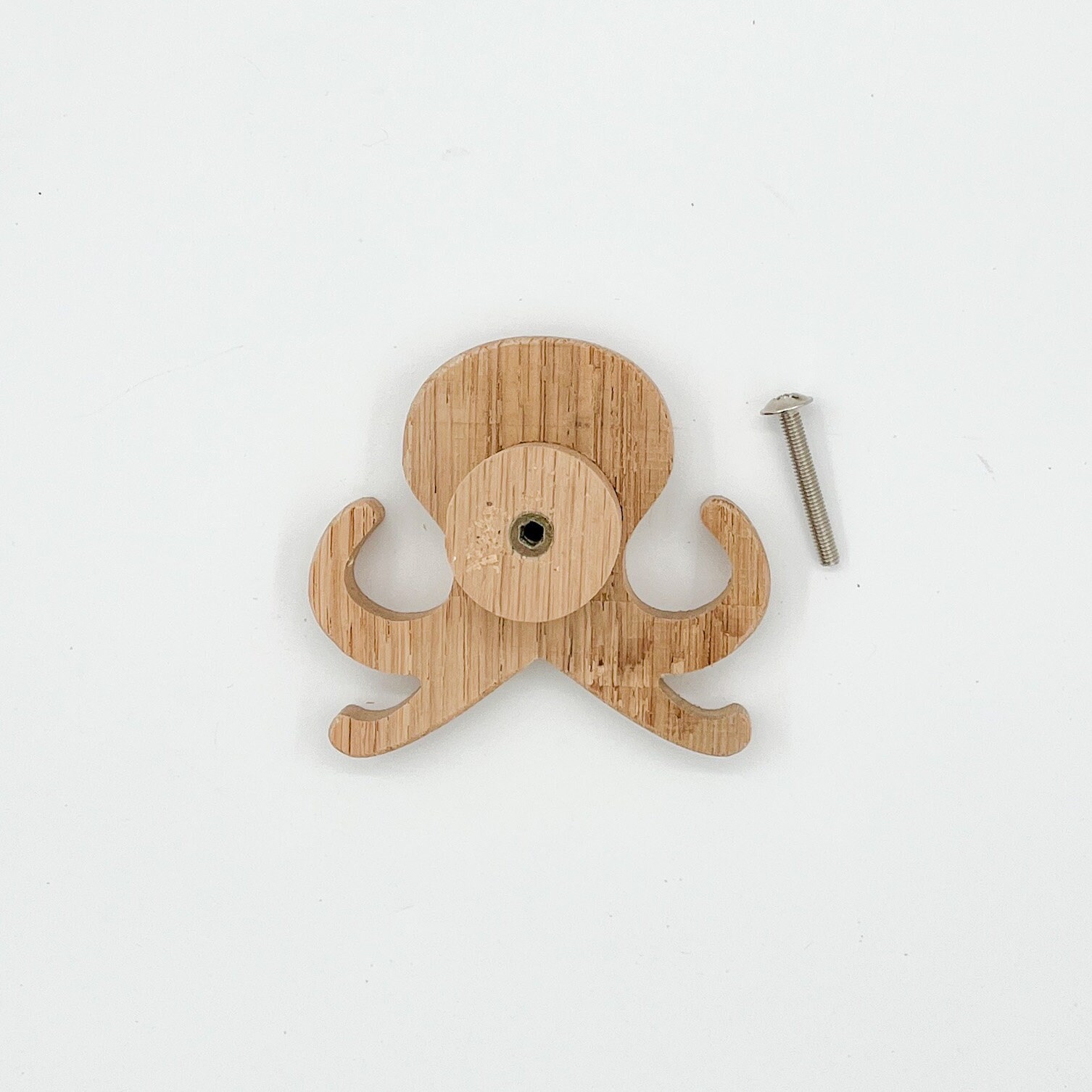 Octopus Wall Hook | Wooden Coat Hook, Modern Home Decor | Wood ...