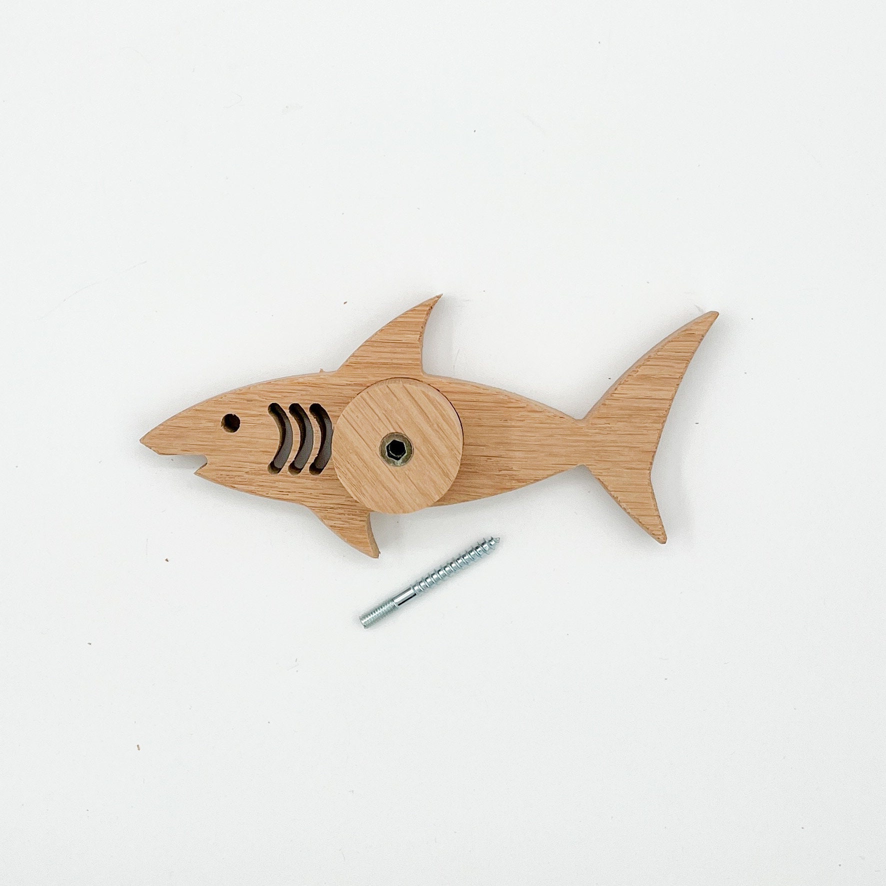 Shark Wall Hook Wooden Coat Hook, Modern Home Decor Wood Furniture ...