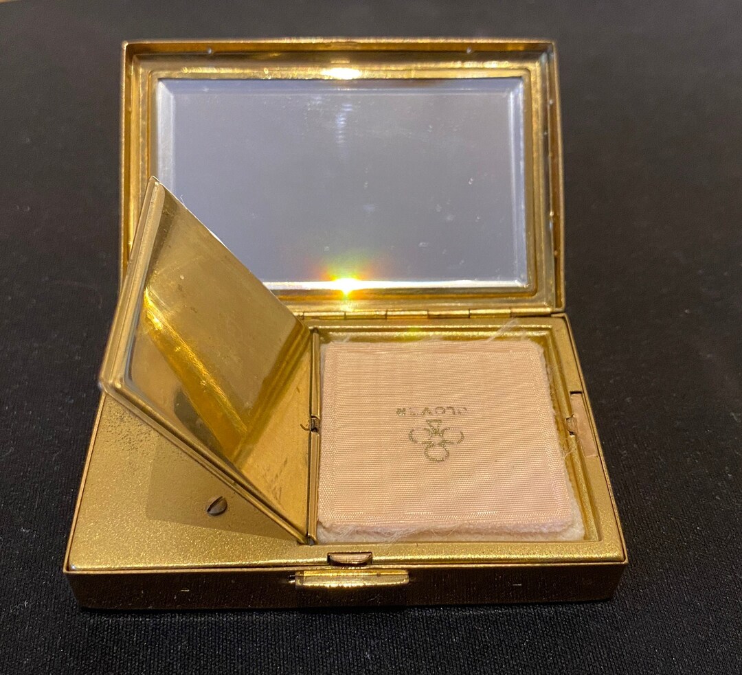 Vintage/antique CLOVER Musical Powder Box Works Perfect - Etsy