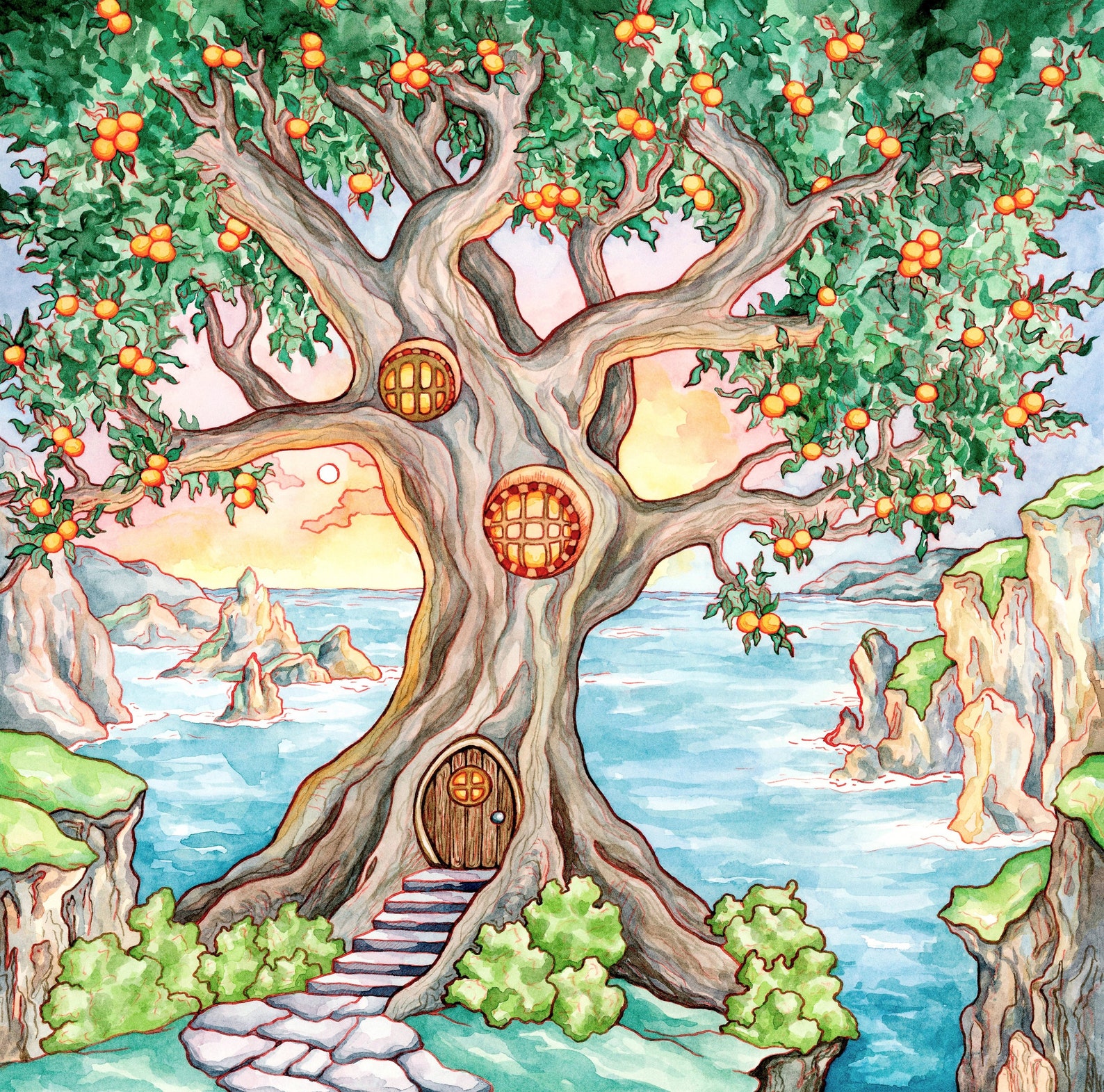 The Mandalina Tree 8x8-inch Fine Art Print - Etsy