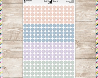 TRANSPARENT Mini Dot Planner Stickers Erin Condren Monthly | Etsy