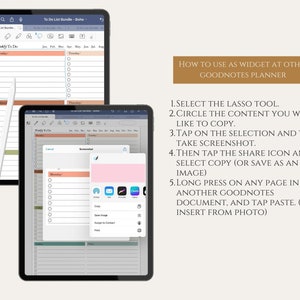 To Do List Bundle Digital Planner Template for Goodnotes on Ipad ...