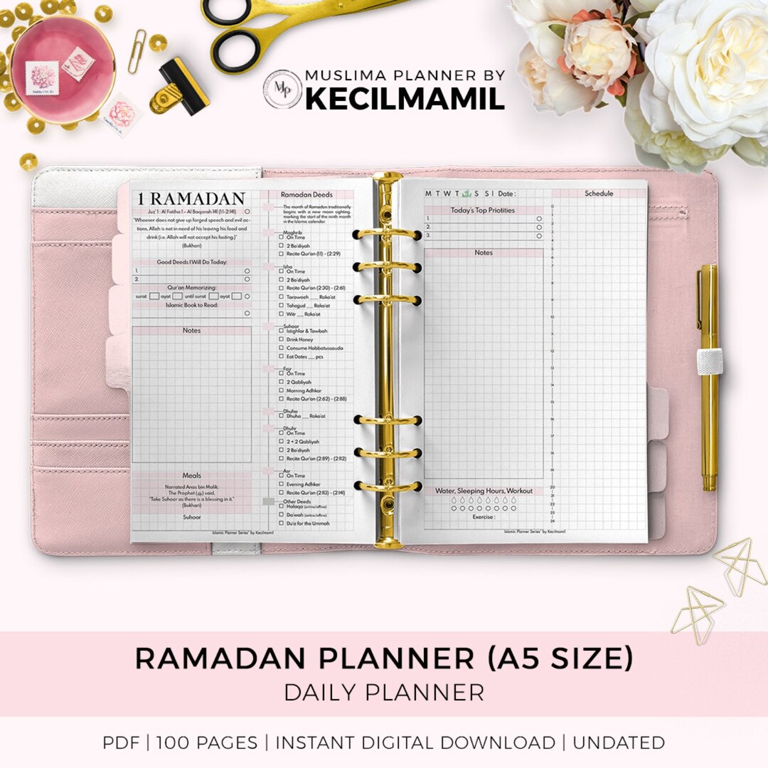 RAMADAN PLANNER by Kecilmamil (printable - Instant Download PDF Files ...