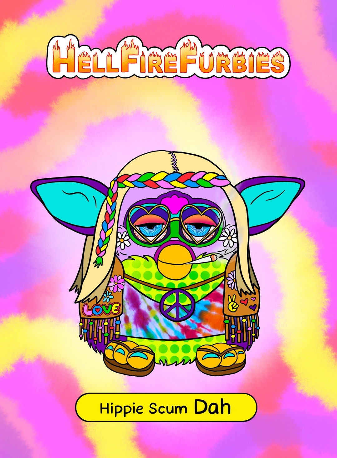 Hell Fire Furbies Art Collector Cards - Etsy