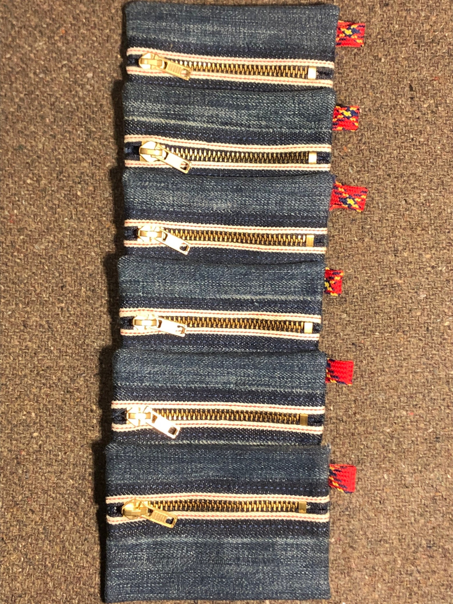 Selvedge Denim Coin and Card Pouch Wallet Purse Handmade - Etsy