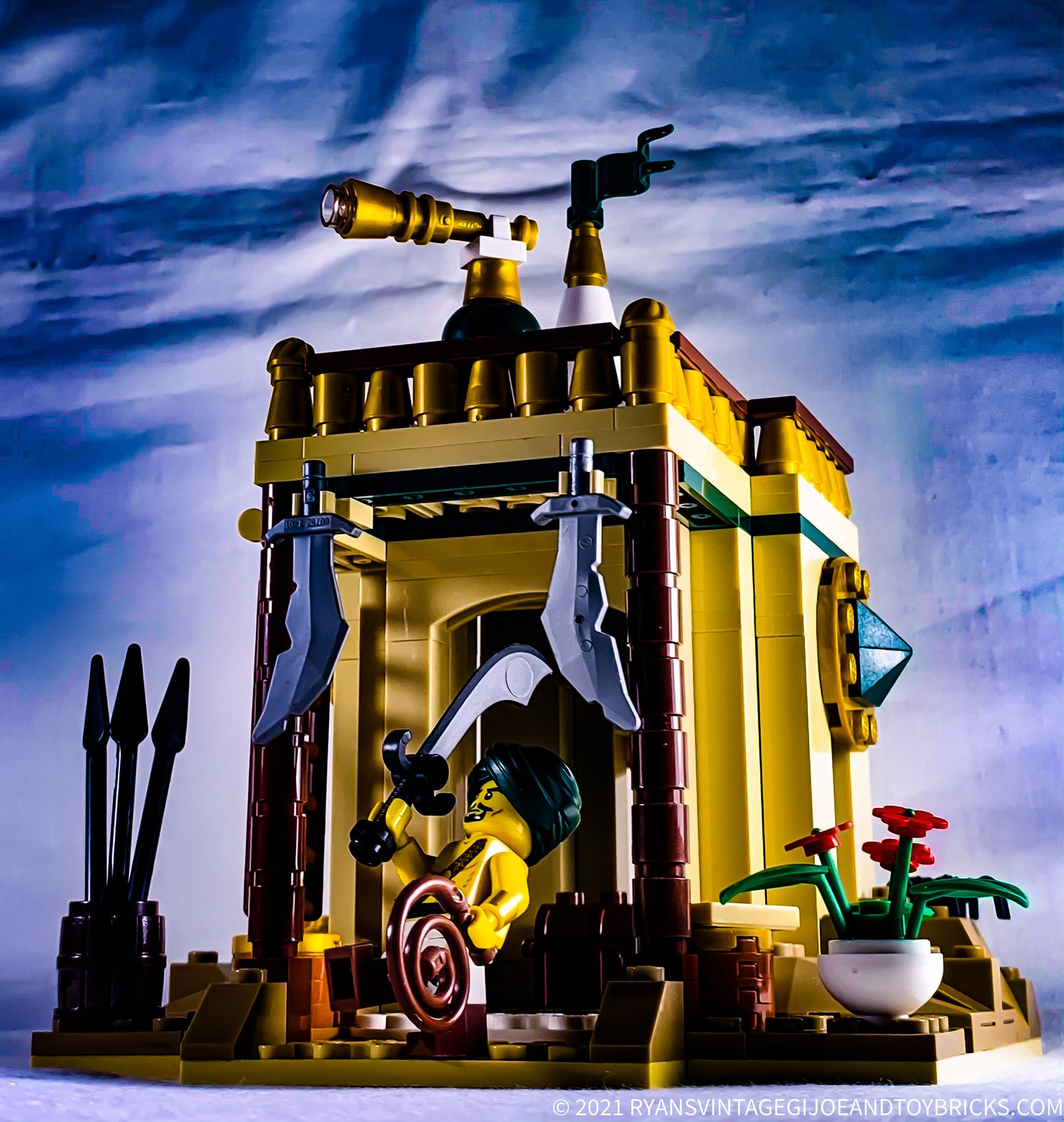 Lego Arabian Nights Desert Warrior Military Outpost MOC : - Etsy