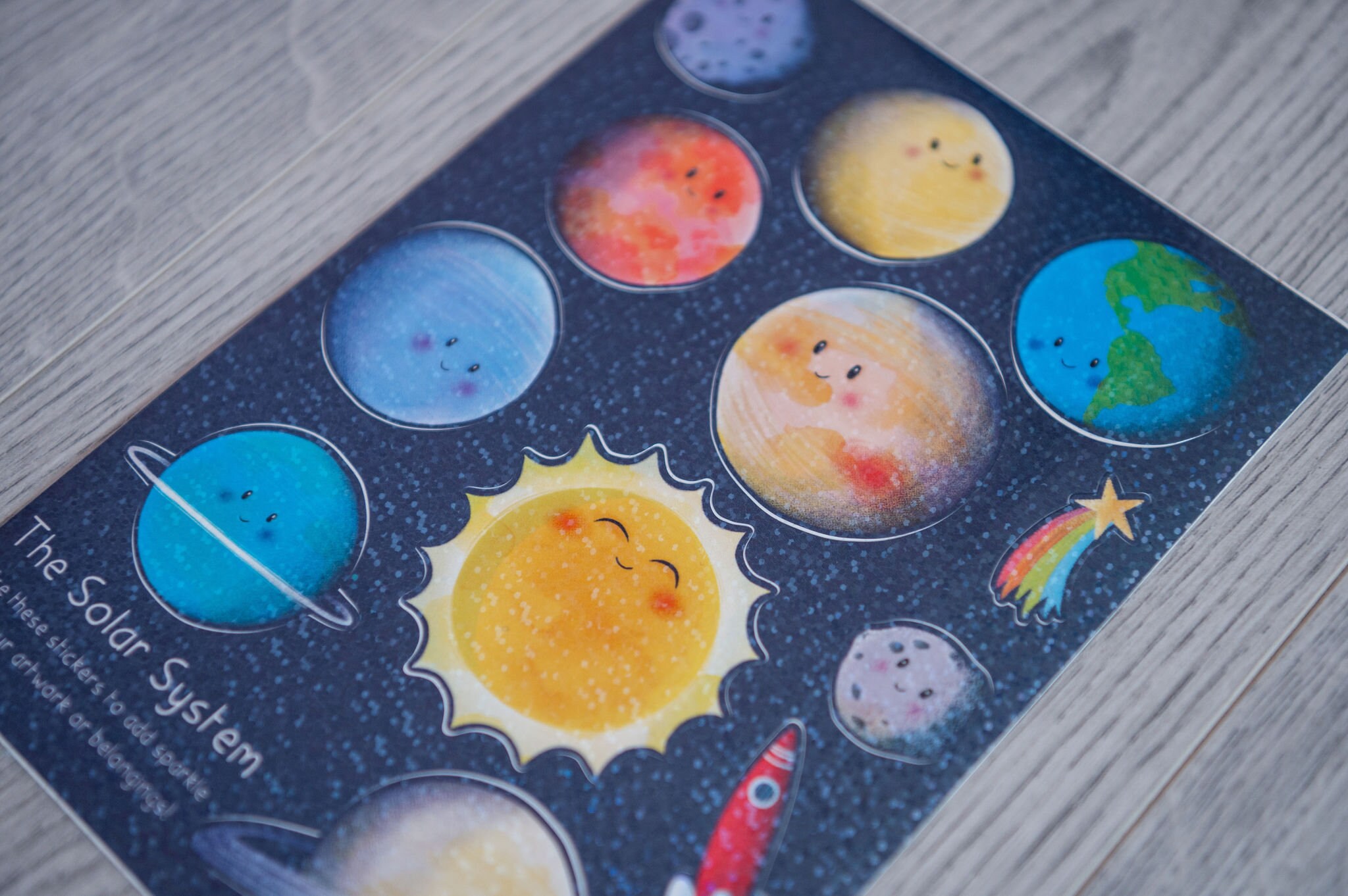The Solar System Sticker Sheet - Etsy