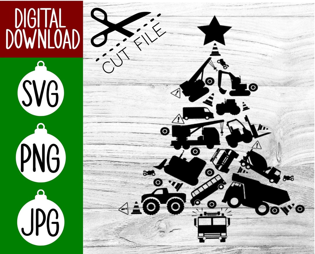Truck Christmas SVG - Etsy