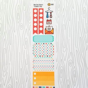 One Day Decor Strip // Father's Day (set of 10) Item #707 - Etsy