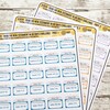 Payday Labels // No Space // Simple Collection set of 48 Item 710 - Etsy