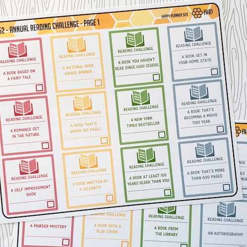 Summer Reading Challenge Stickers set of 28 Item 454 - Etsy