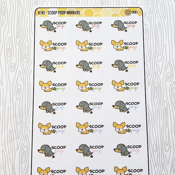 Dog Poop Markers - Etsy