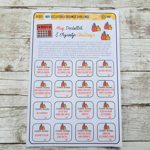 Happy Planner Declutter Plan - Etsy