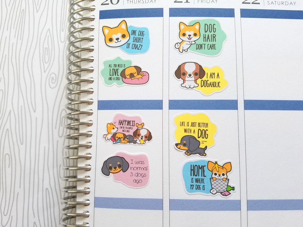 Dog Obsession Stickers set of 32 Item 793 - Etsy