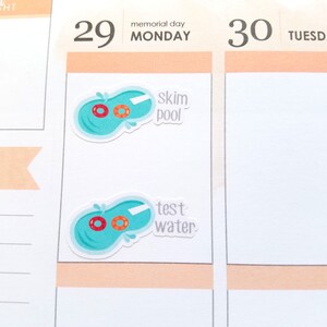Pool Maintenance Stickers (set of 32) Item #511 - Etsy