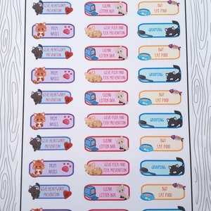 Pets // Dog Care // Cat Care Stickers (sets of 30) Item #265 - Etsy