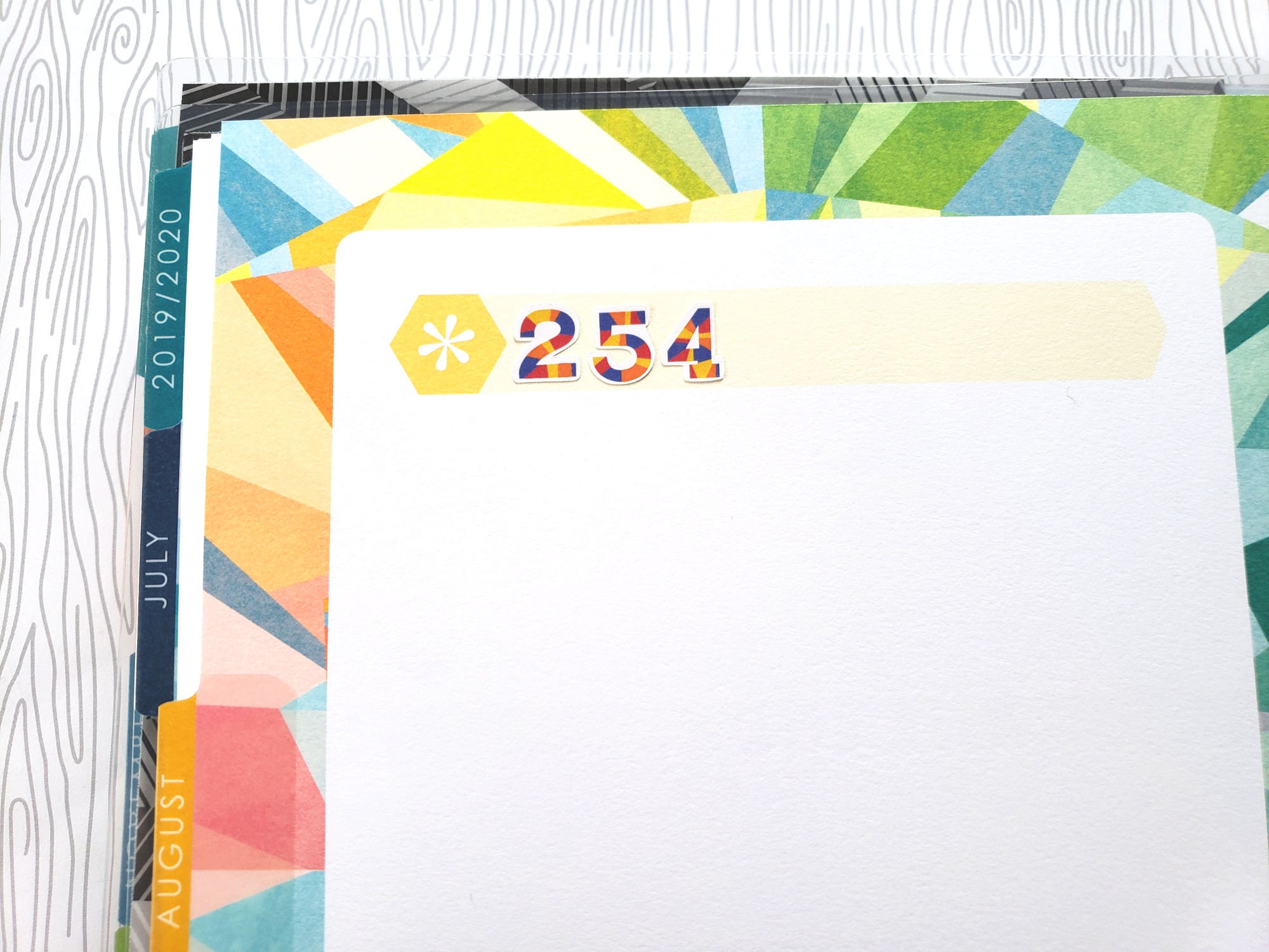 Colorful Numbers Stickers // Mosaic set of 100 Item 284 | Etsy