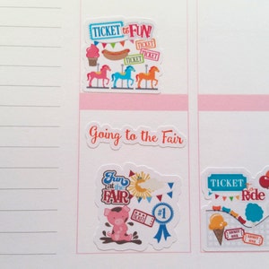 Fair // Fun at the Fair Stickers (set of 21) Item #288 - Etsy