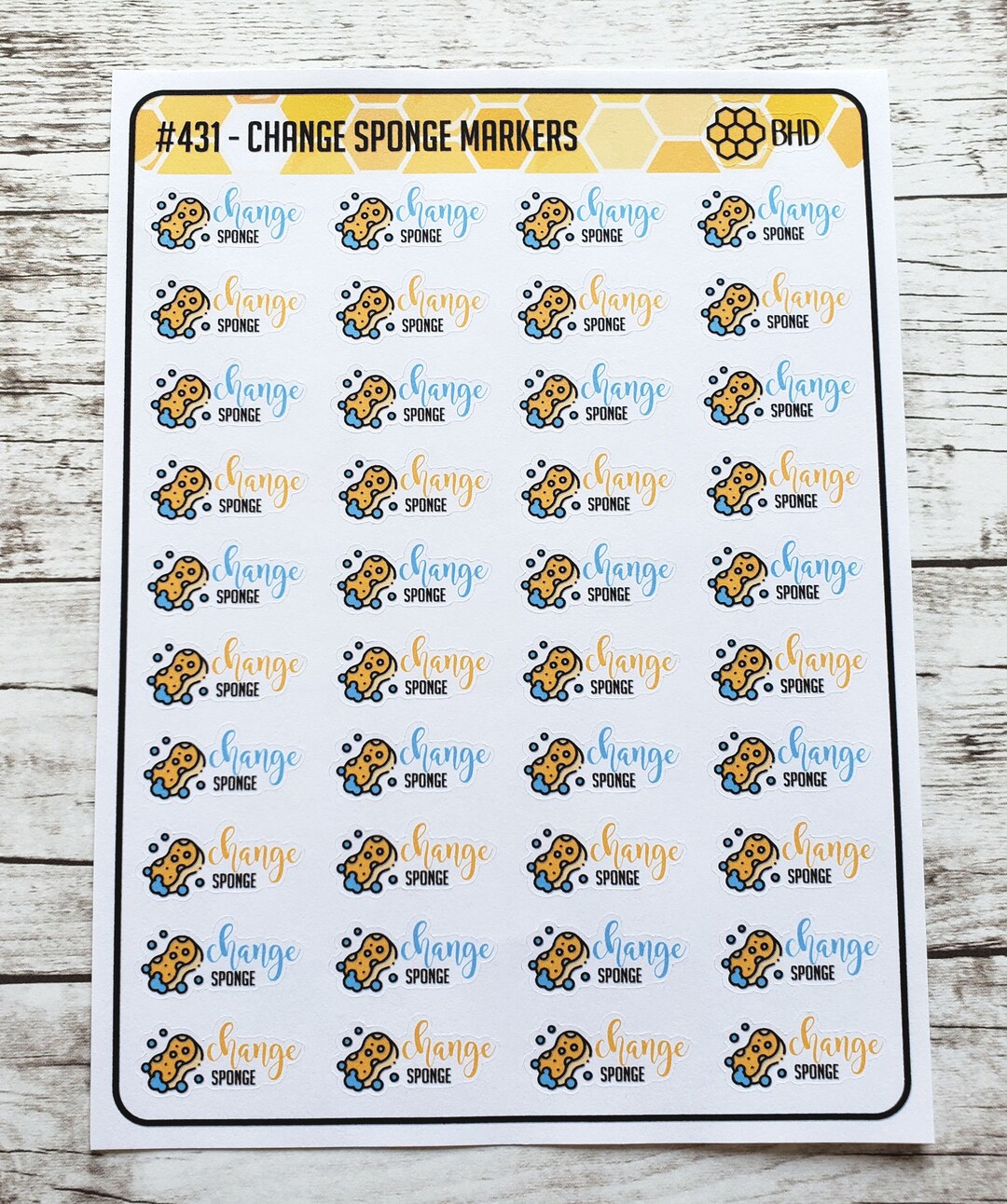 Change Sponge Markers (set of 40) Item #431 - Etsy