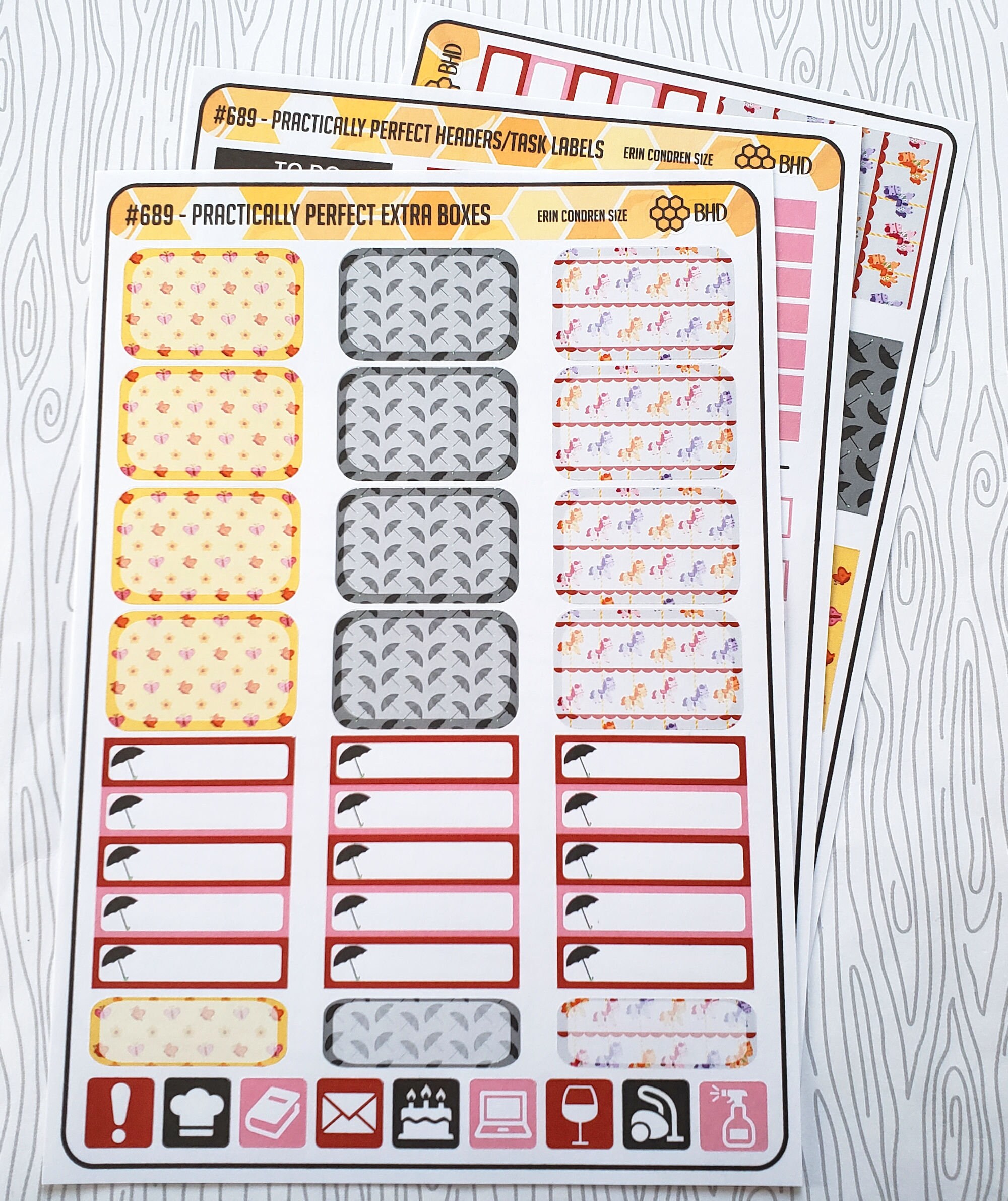 Practically Perfect Weekly Kit set of 35 Item 689 - Etsy