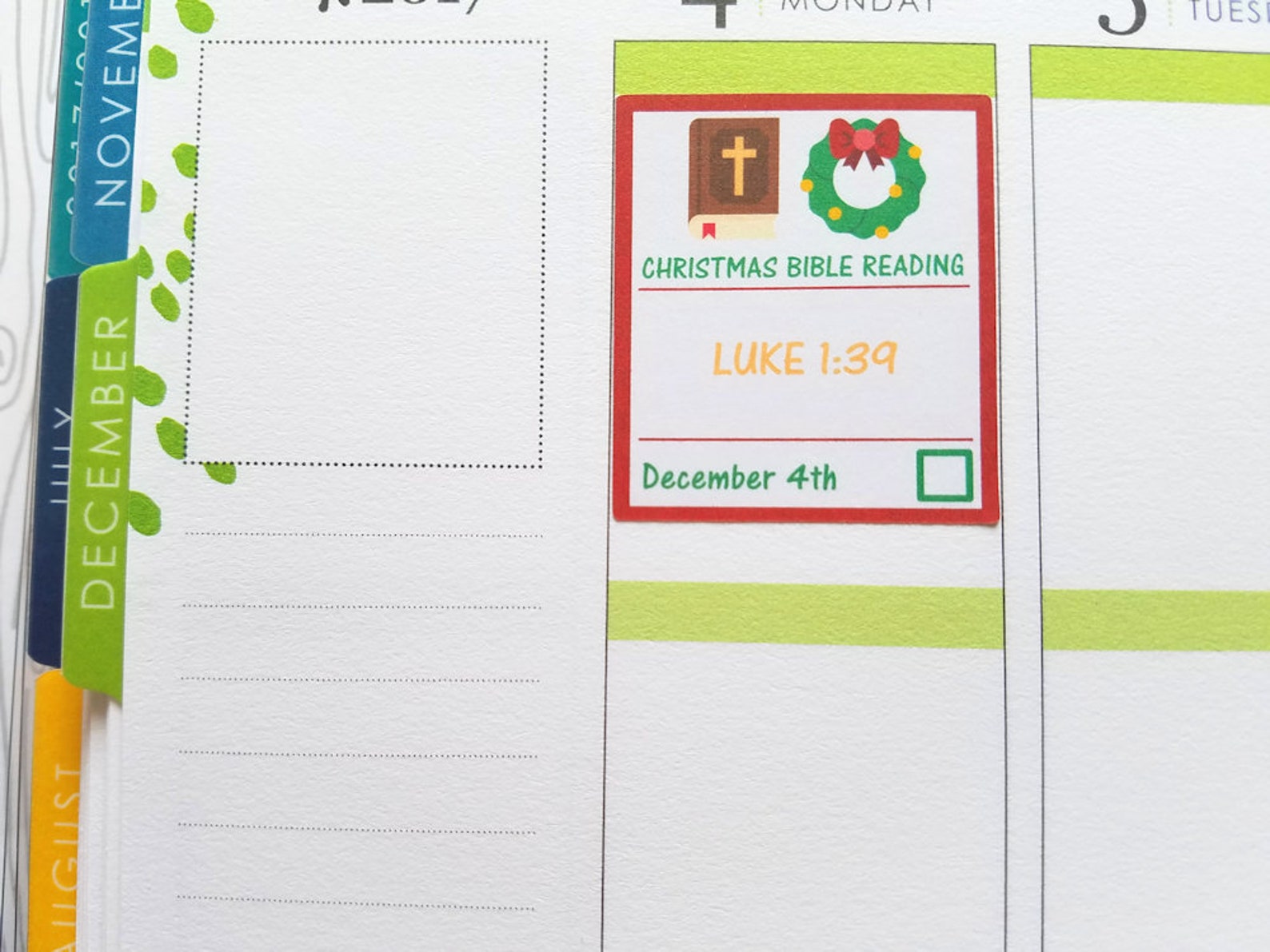 Christmas Bible Reading Plan & Christmas Bible Related Quotes (set of ...