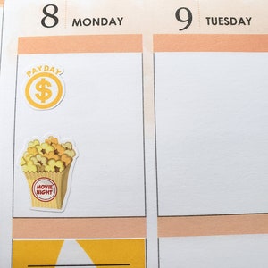 Payday Mini Stickers (set of 35) Item #325 - Etsy