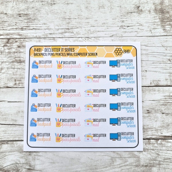 Happy Planner Declutter Plan - Etsy