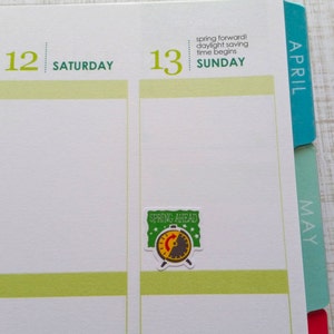 Daylight Savings Time Reminders (set of 6) Item #054 - Etsy