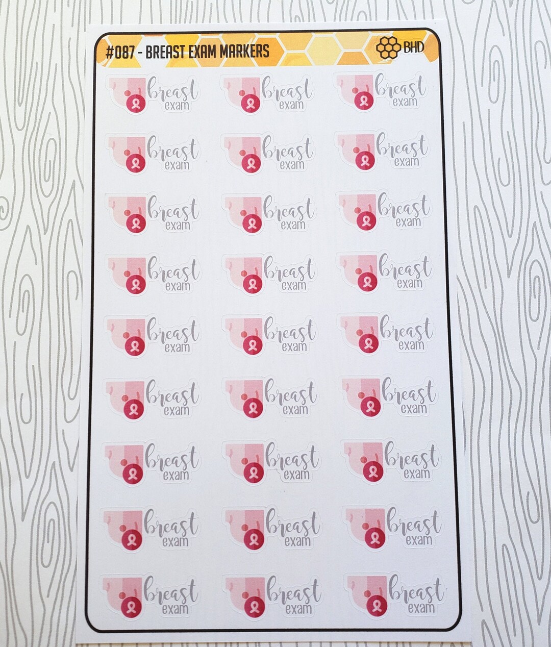 Breast Exam Markers (set of 27) Item #087 - Etsy