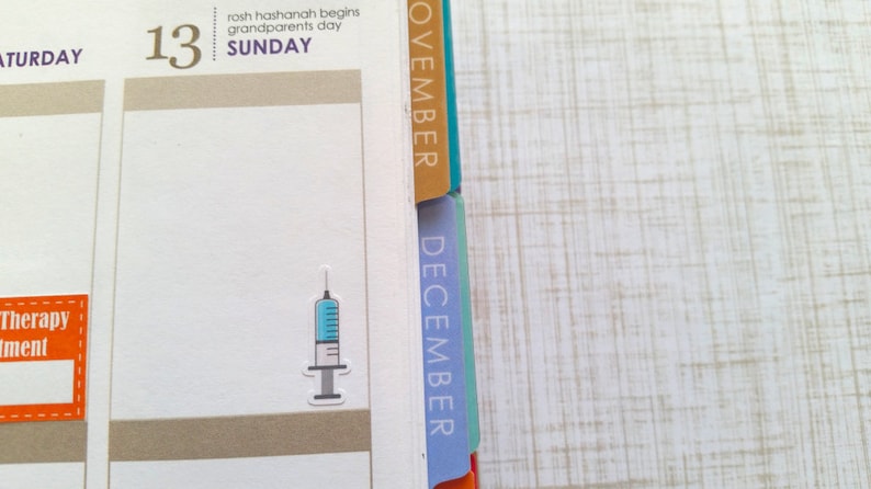 Syringe Stickers set of 80 Item 146 - Etsy
