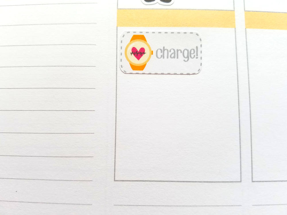 Fitness Tracker Charge Reminder Minis set of 40 Item 601 | Etsy