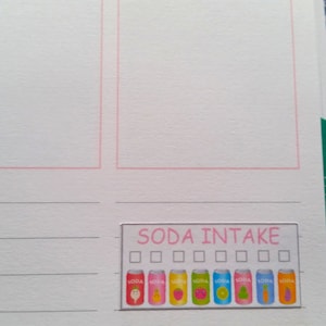 Soda Intake Trackers (set of 24) Item #061 - Etsy