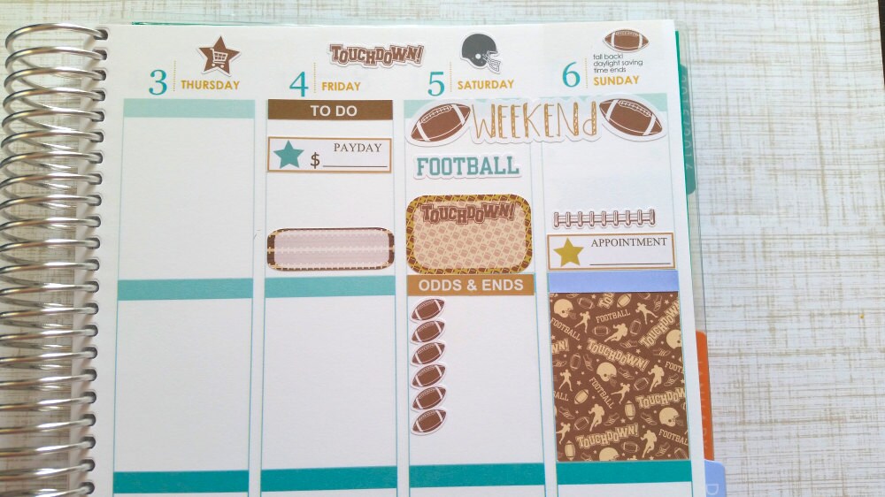 Football Weekly Kit set of 33 Item 297 - Etsy