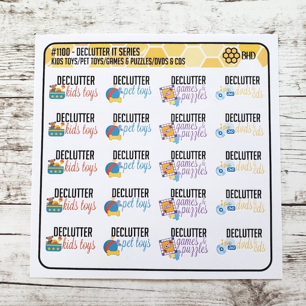 Happy Planner Declutter Plan - Etsy