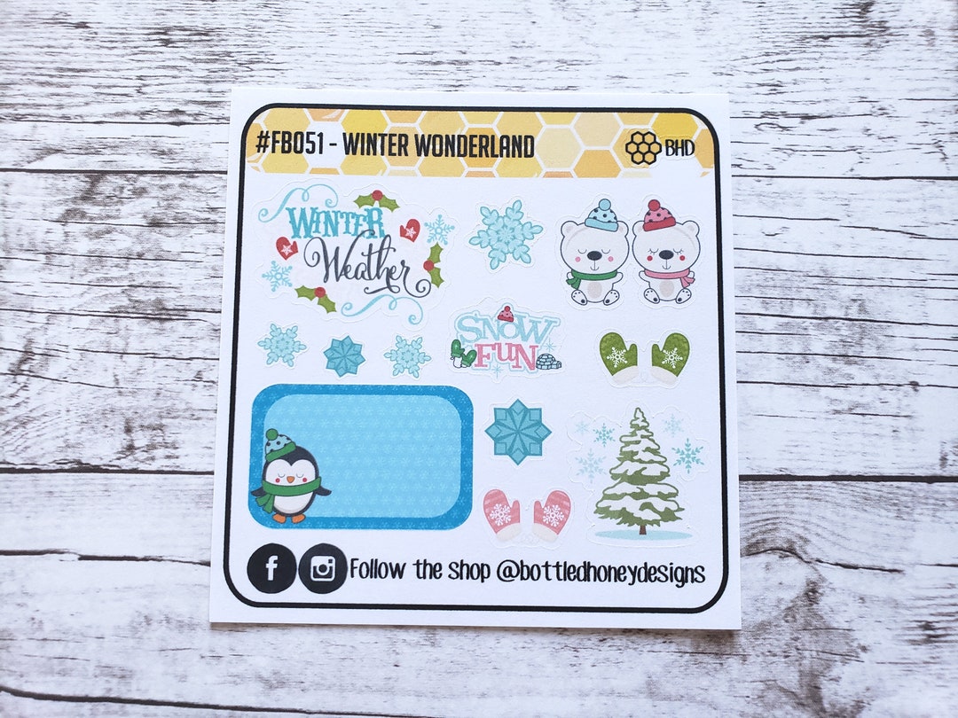 Winter Wonderland // Monthly Freebie // Item #FB051 - Etsy