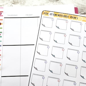 Jot Some Notes Labels // Volume 5 (set of 24) Item #1134 - Etsy