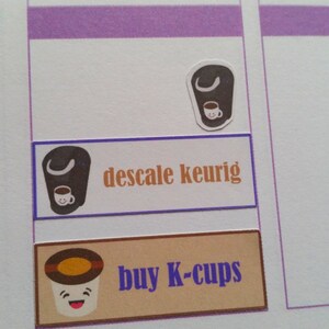 Keurig Care // K-cup Labels (set of 37) Item #167 - Etsy