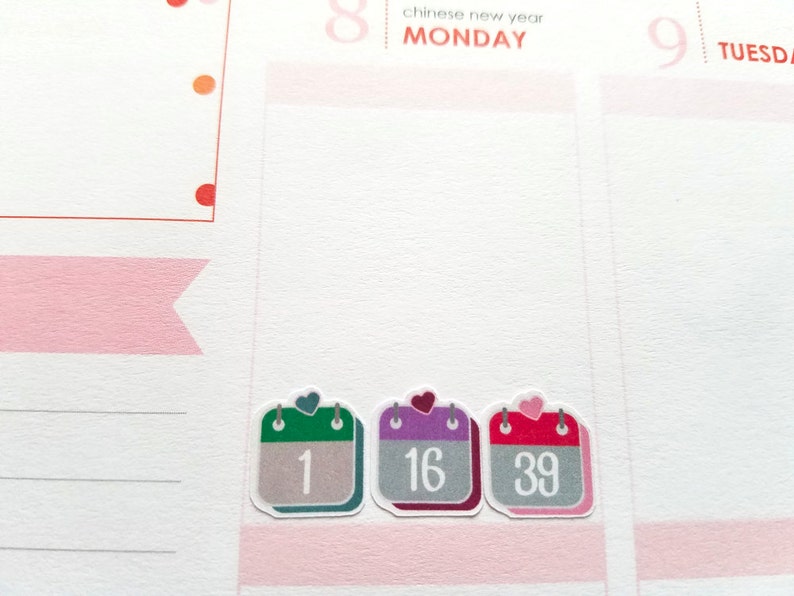 60 Day Countdown set of 60 Item 280 - Etsy