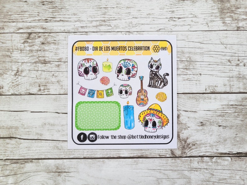 Dia De Los Muertos // Monthly Freebie // Item FB080 - Etsy