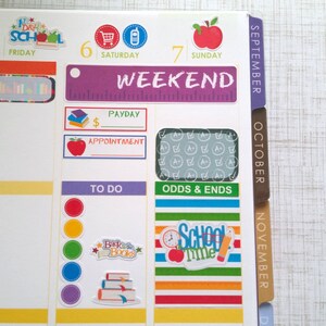 Back to School Weekly Kit set of 34 Item 279 - Etsy