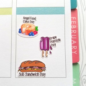 May Wacky Food & Drink Holidays set of 11 Item 443 - Etsy Canada