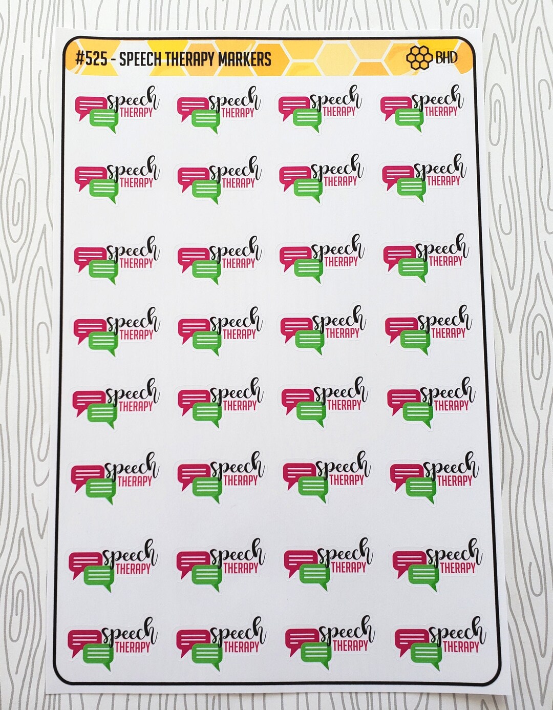 Speech Therapy Markers (set of 32) Item #525 - Etsy