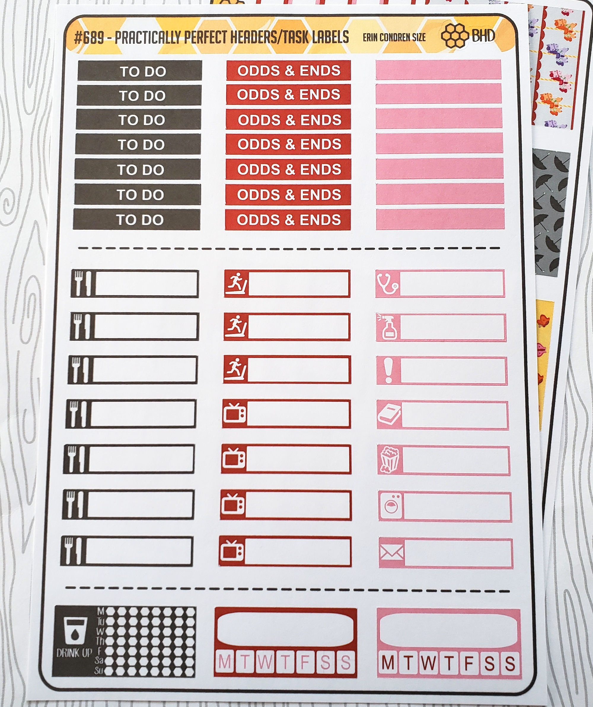 Practically Perfect Weekly Kit set of 35 Item 689 - Etsy