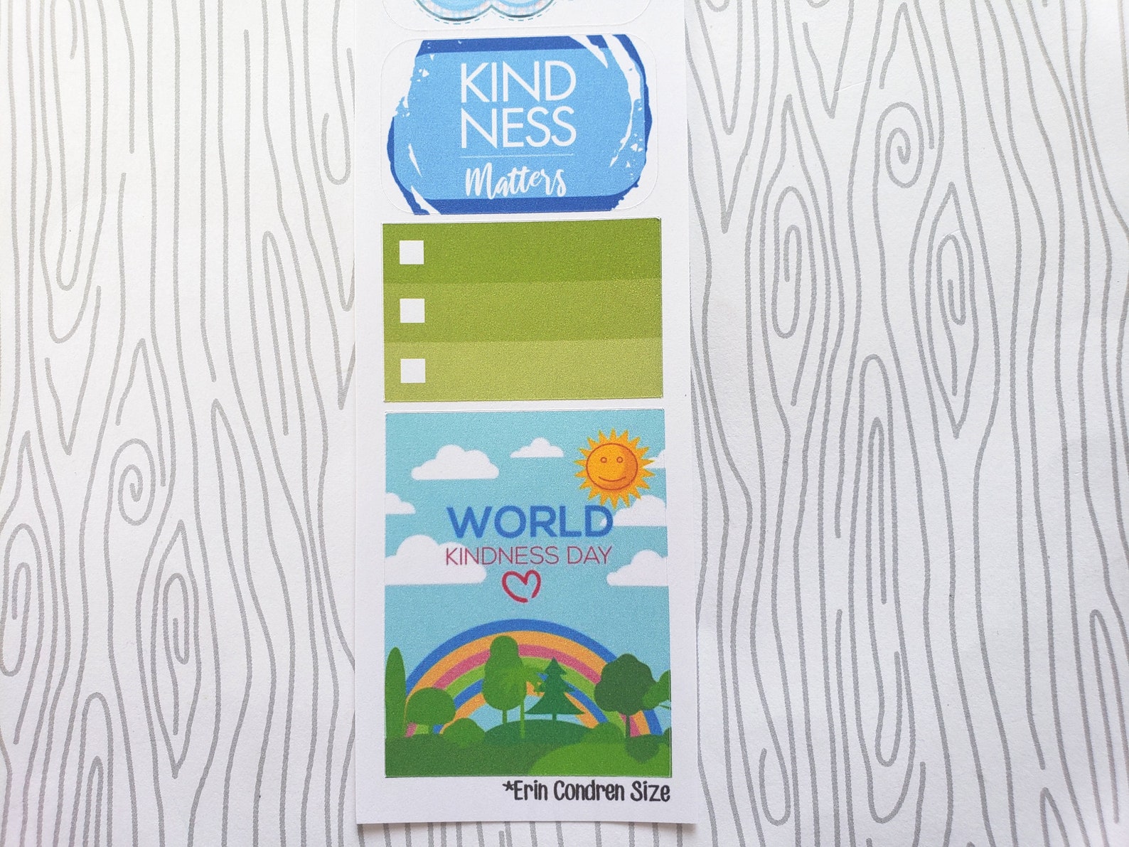 One Day Decor Strip // World Kindness Day (set of 10) Item #844 - Etsy