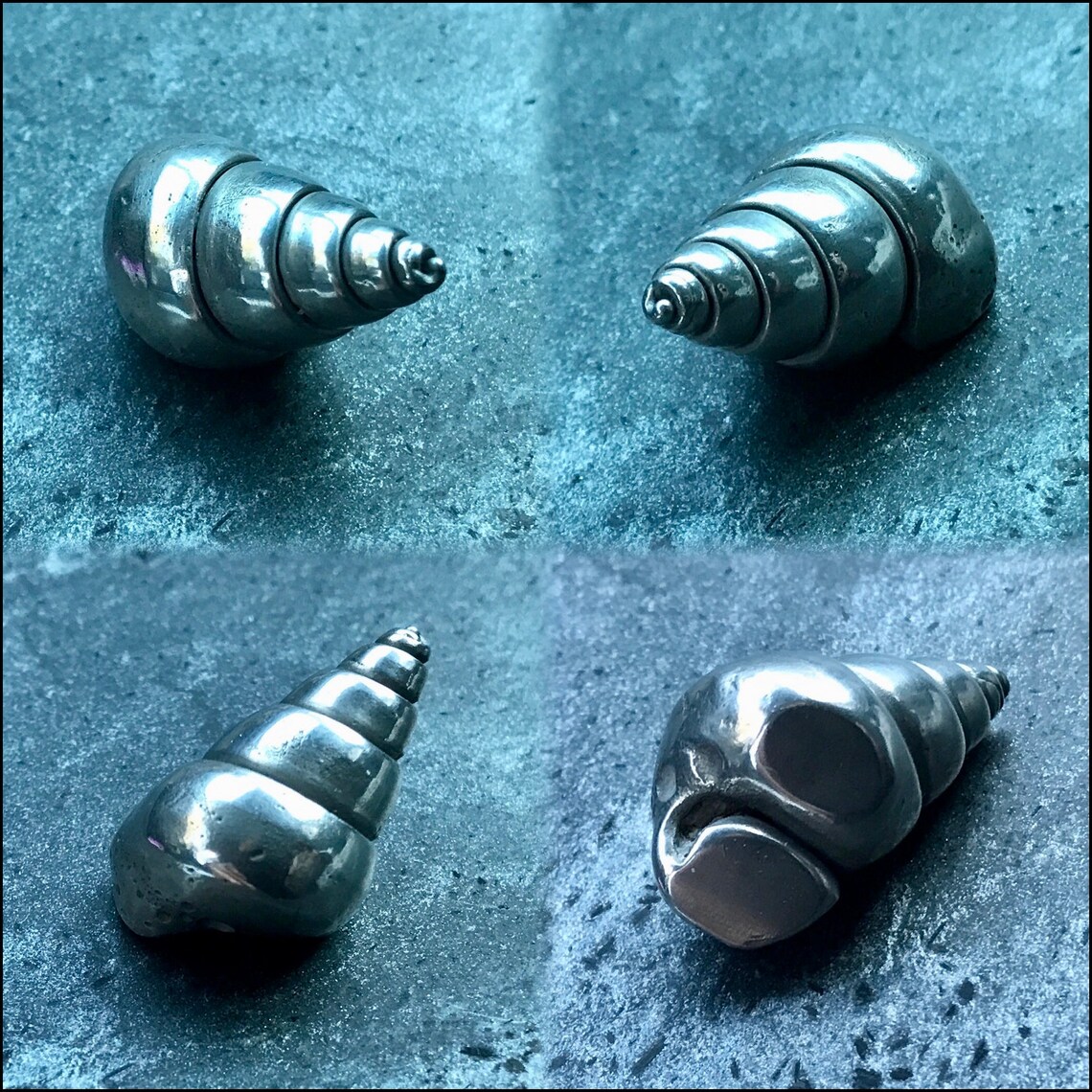 Solid Metal Alloy Potamididae Sea Shell Cast - Etsy