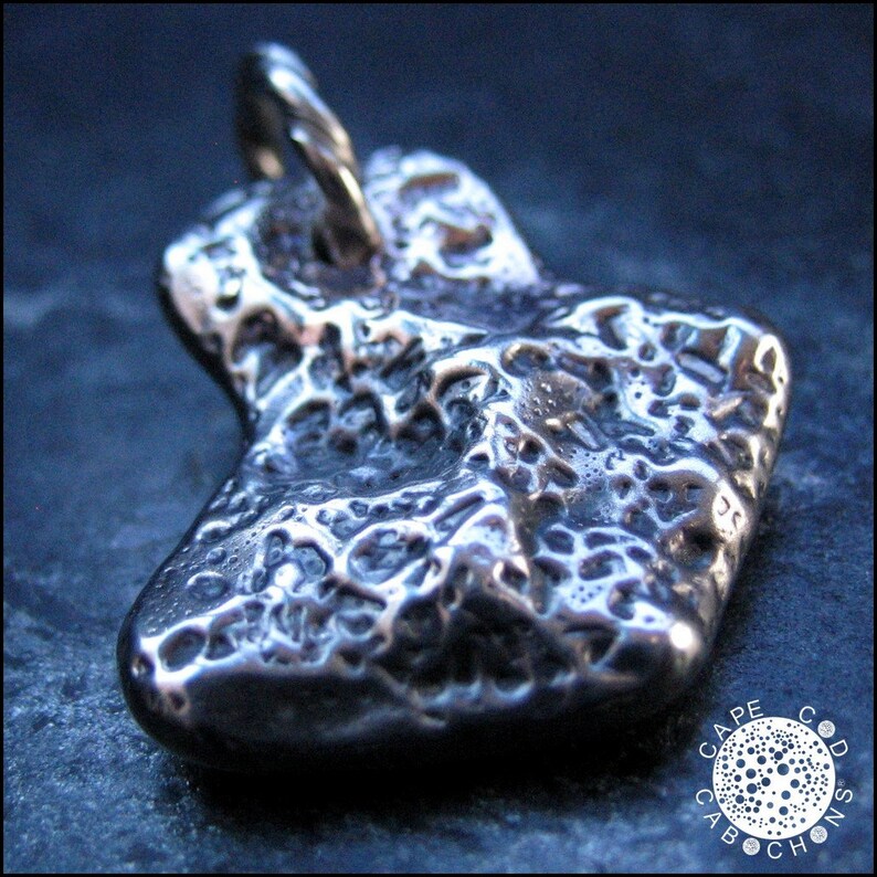 Original Design Handmade Metal Cratered Asteroid Cabochon - Etsy