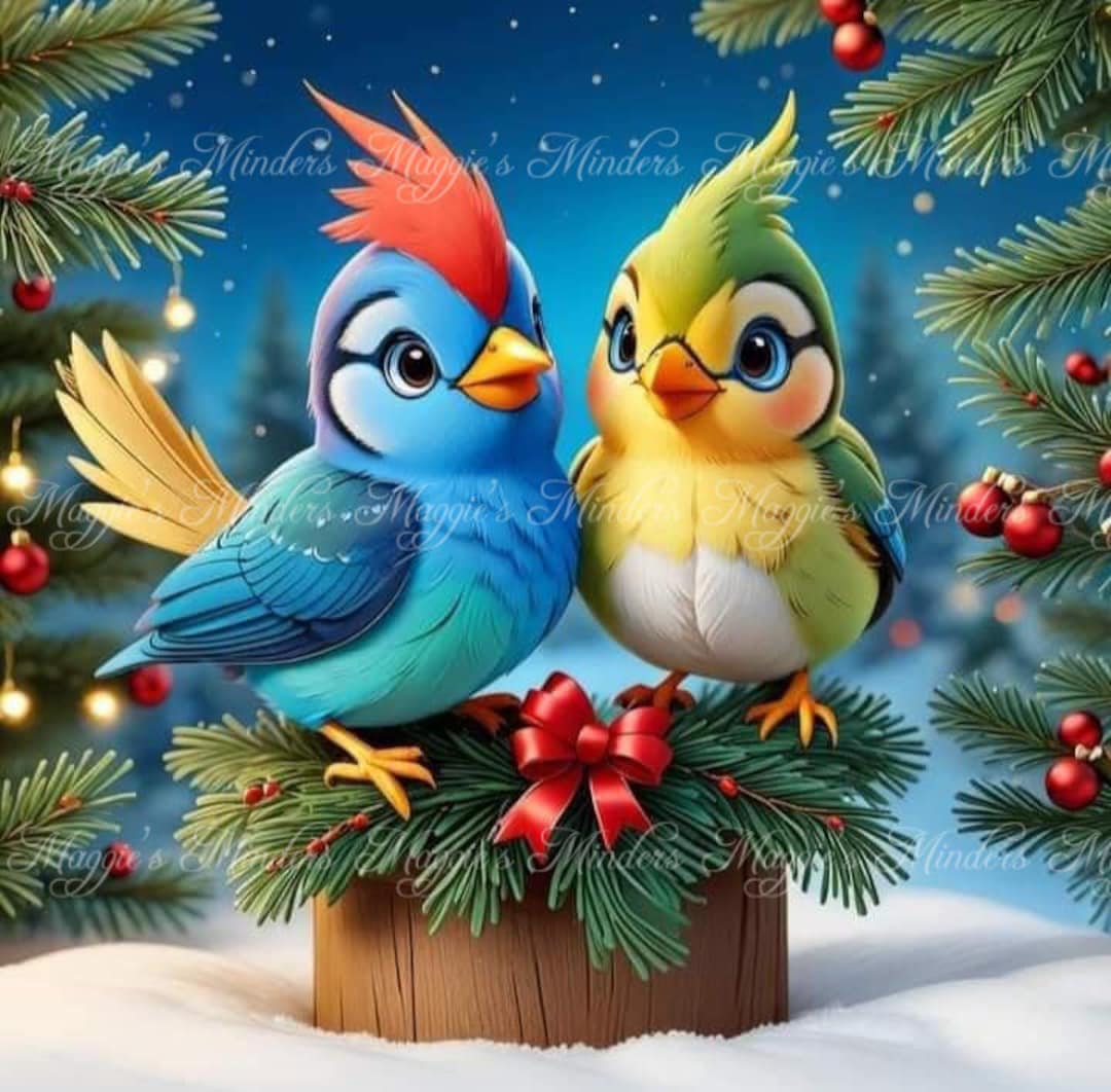 Feather Friends Full Coverage Cross Stitch Pattern Instant Download PDF ...