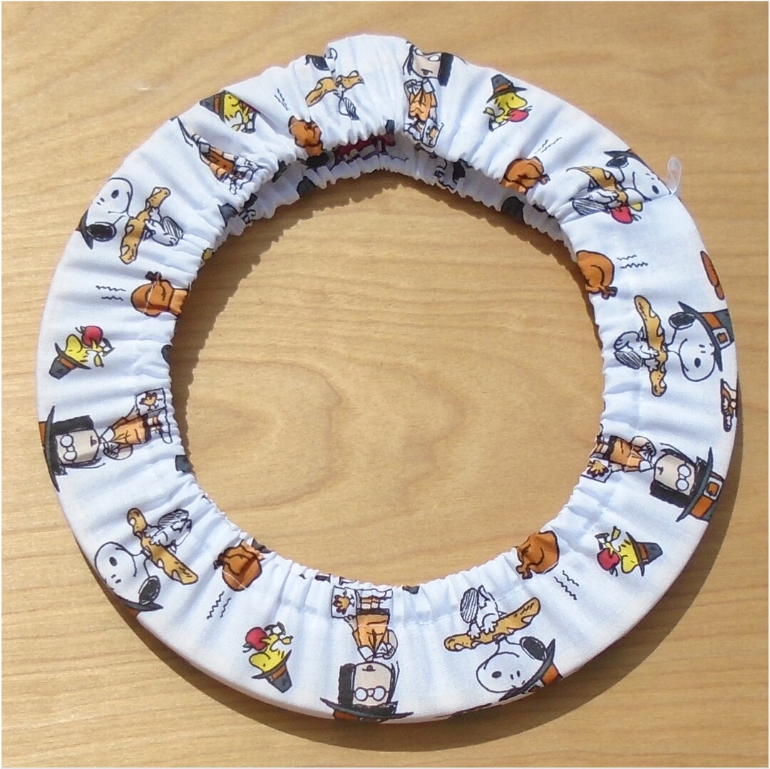 Hoop Grime Guard Made With Peanuts Thankful Fabric (size Options ...