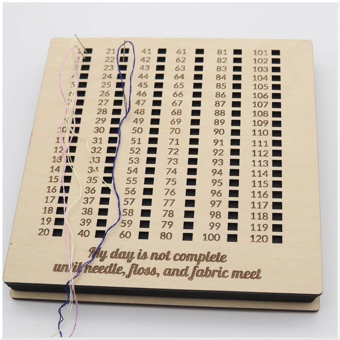 Large Parked Thread Organizer With 120 Locations 6in X 6in - Etsy