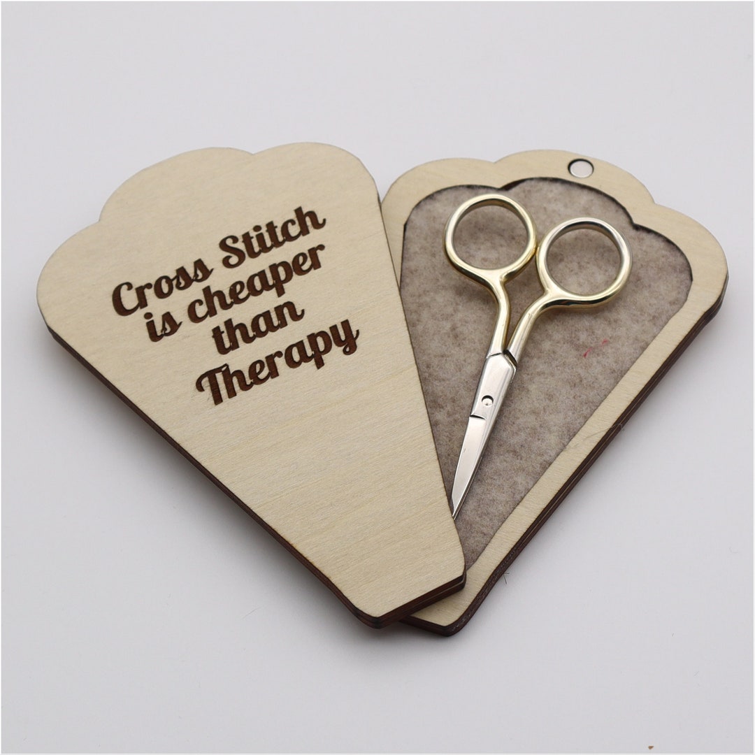Engraved Wooden Scissors Case | Scissors Box | Scissors Storage Case ...